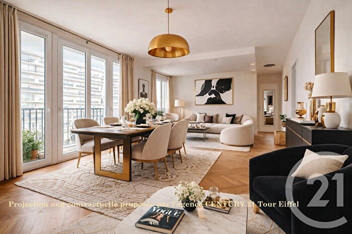 Appartement à vendre - Paris e , Dupleix, Motte Picquet - 4 pièces - 2 chambres