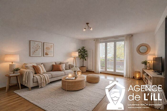 Appartement à louer - Sélestat - 3 pièces - 2 chambres