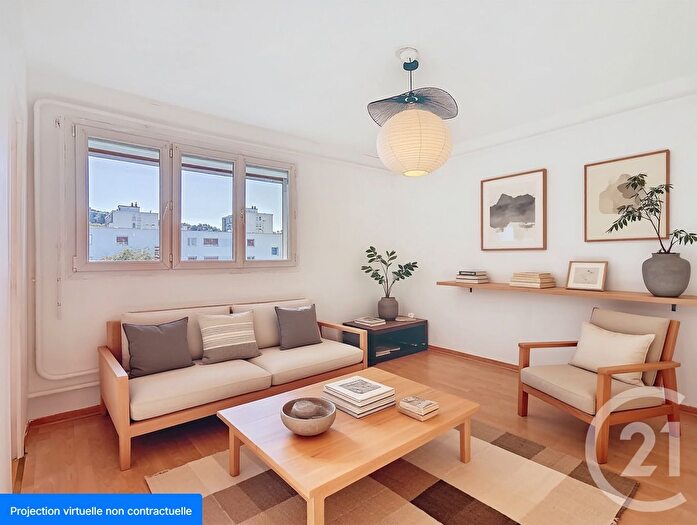 Appartement à vendre - Vand uvre-lès-Nancy, Centre-ville, Vandoeuvre Nations - 2 pièces - 1 chambre