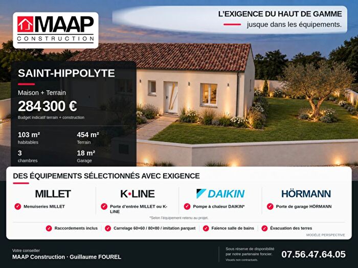 Saint-Hippolyte - Maison 4 pièces à vendre