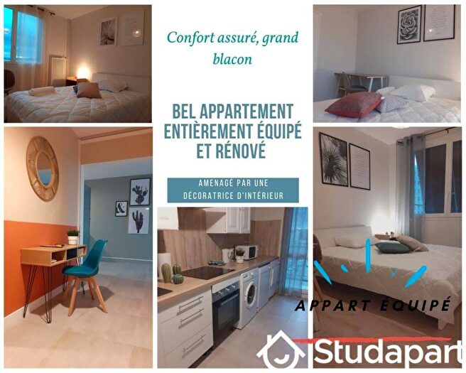 Appartement à louer - Le Plan, Valence - 1 pièce - 1 chambre