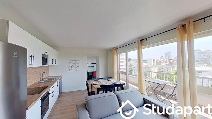 Appartement à louer - Parc-La Boule- Champs Pierreux, Nanterre - 1 pièce - 1 chambre