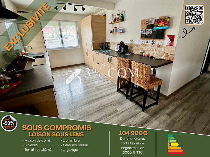 Maison à vendre - Loison-sous-Lens - 3 pièces - 1 chambre