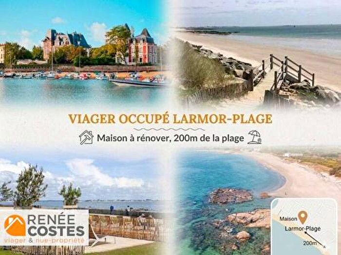 Maison 3 pièces à Larmor-Plage, à vendre