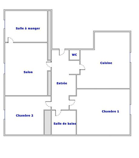 Appartement à vendre - Le Plessis-Trévise - 4 pièces - 3 chambres