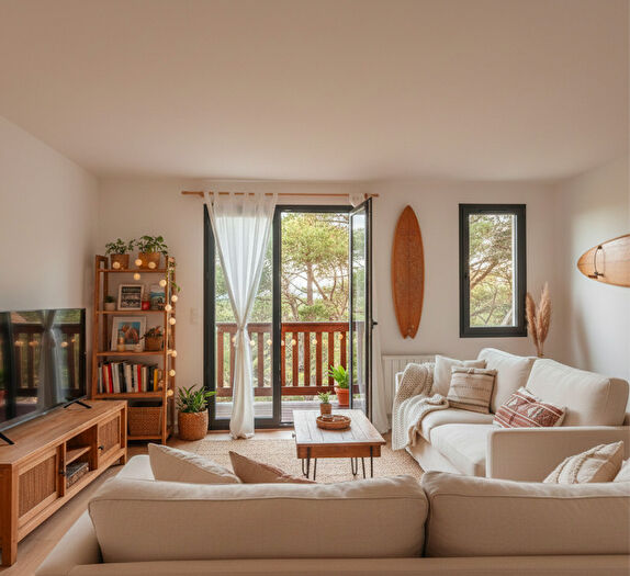 Appartement à vendre - Lacanau - 3 pièces - 2 chambres