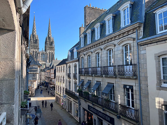 Appartement à vendre - Quimper, Centre-ville - 3 pièces - 2 chambres