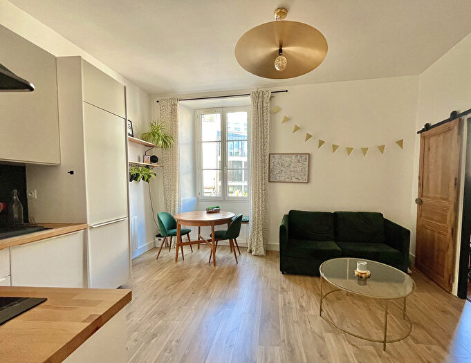 Appartement à louer - Nantes, Centre-ville - 2 pièces - 1 chambre