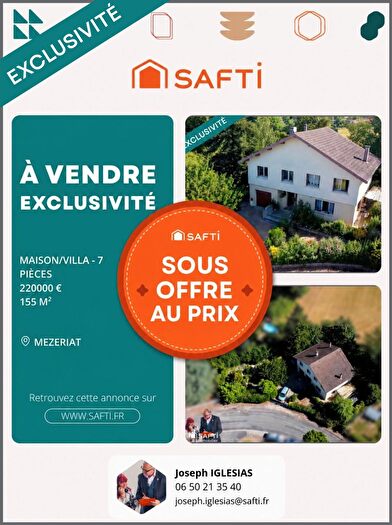 Maison 7 pièces à vendre - Mézériat