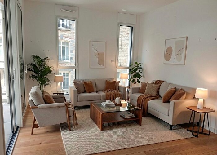 Appartement à vendre - Quartiers Ouest, Arsenal, Redon - 3 pièces - 2 chambres
