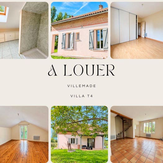 Villemade : Maison 4 pièces à louer