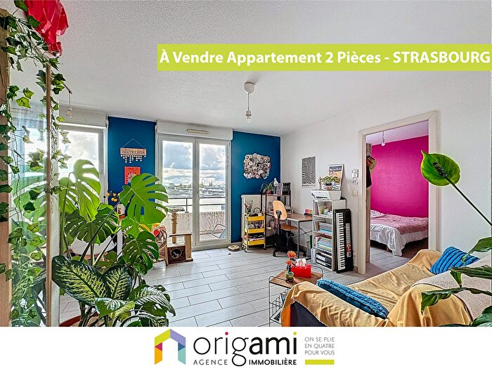 Appartement à vendre - Strasbourg, Poteries, Clos des Ecrivains - 2 pièces - 1 chambre