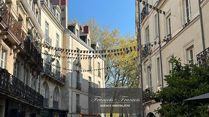 Appartement à vendre - Nantes, Centre-ville - 3 pièces - 1 chambre