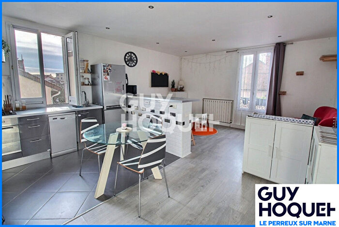 Appartement à vendre - Le Perreux-sur-Marne, Centre-ville, Quais dArgonne - 3 pièces - 2 chambres