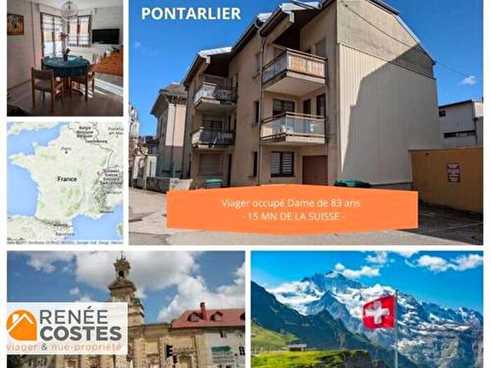 Appartement à vendre - Pontarlier, Le Stand - 2 pièces - 1 chambre