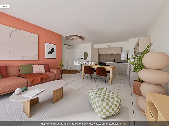 Appartement à vendre - Launaguet - 3 pièces - 2 chambres