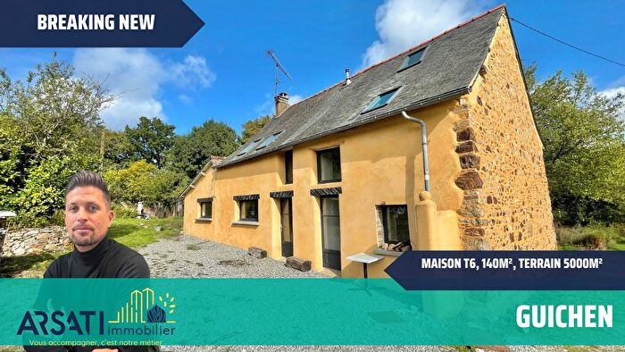 Maison à vendre - Guichen - 6 pièces - 4 chambres