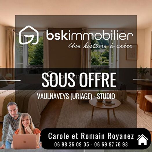 Vaulnaveys-le-Haut - Appartement 1 pièce à vendre
