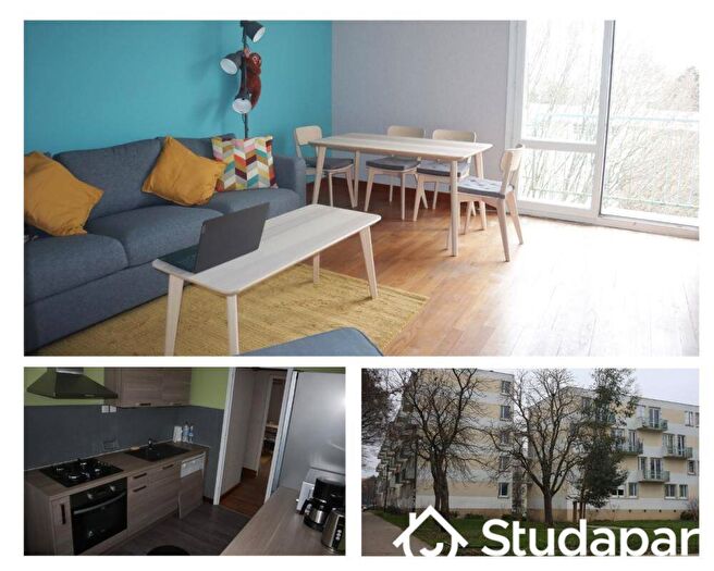 Appartement à louer - Villejean-Beauregard, Rennes - 1 pièce - 3 chambres