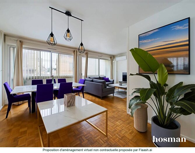 Appartement à vendre - Villeurbanne, Grand Clément - 4 pièces - 2 chambres