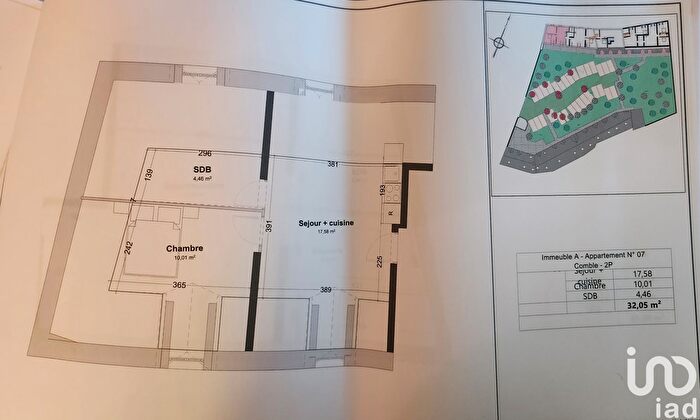 Appartement à vendre - Étampes, Centre-Ville - 2 pièces - 1 chambre