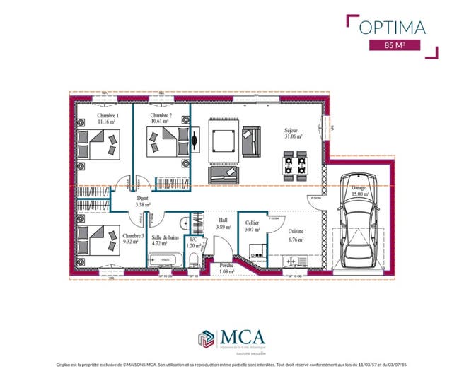 Maisons à vendre et appartements à louer - 3