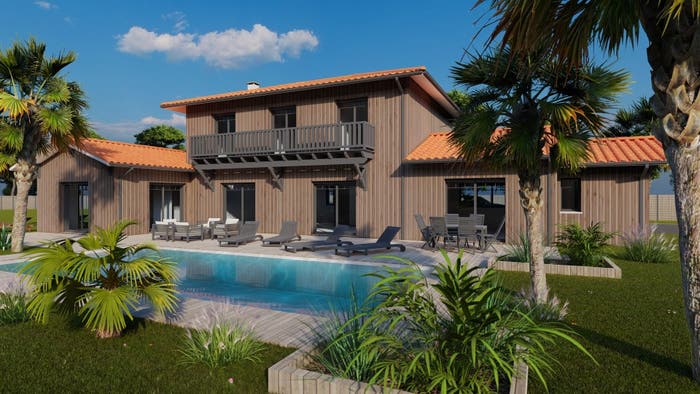 Maison 6 pièces à La Teste-de-Buch, L'Enclos d'Alis, Notre-Dame des Monts, Ninots, Miquelots, à vendre