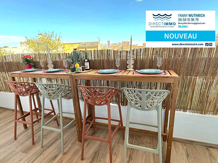 Appartement à vendre - Palavas-les-Flots - 3 pièces - 2 chambres