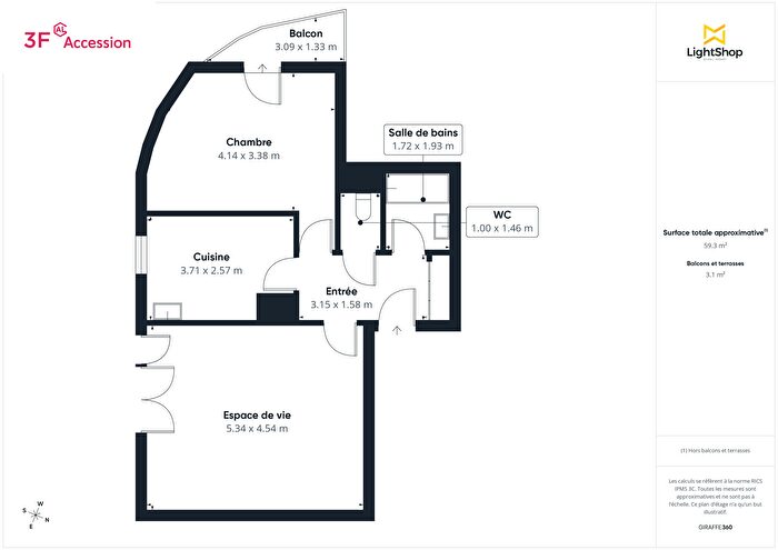 Clichy, Centre-ville - Appartement 2 pièces à vendre