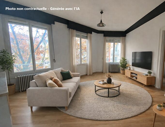 Appartement à vendre - Valenciennes, Quesnoy, Delsaux, Musée, Cannoniers, Gare - 3 pièces - 2 chambres