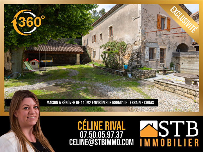 Cruas - Maison 4 pièces à vendre