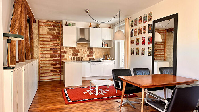 Appartement à vendre - Paris e , Goncourt, Canal Saint-Martin - 2 pièces - 1 chambre