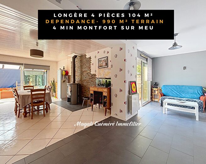 Montfort-sur-Meu - Maison 4 pièces à vendre