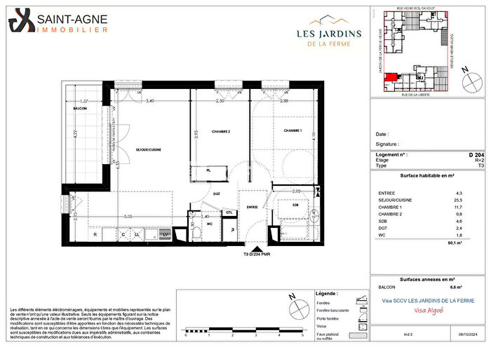 Appartement 3 pièces à louer - Grigny, Grigny, Gare