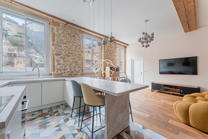 Appartement à vendre - Lyon er , Bas des Pentes, Presquîle - 3 pièces - 2 chambres