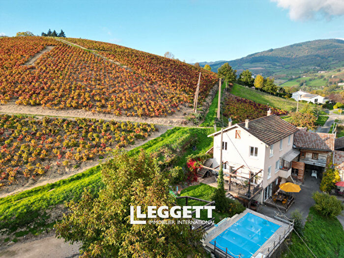 Maison à vendre - Saint-Didier-sur-Beaujeu - 13 pièces - 9 chambres