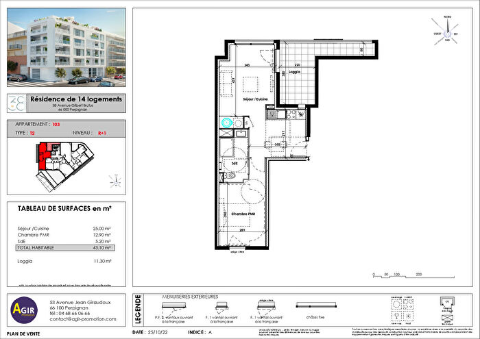 Perpignan, Saint-Matthieu : Appartement 2 pièces à louer