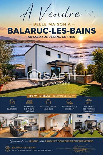 Maison à vendre - Balaruc-les-Bains - 6 pièces - 4 chambres