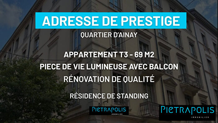 Appartement à vendre - Lyon e  - 3 pièces - 2 chambres