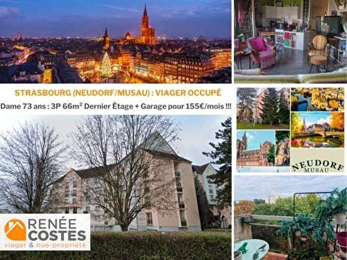 Appartement à vendre - Strasbourg, Musau, Port du Rhin - 3 pièces - 1 chambre