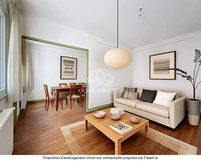 Appartement à vendre - Lyon e , Voltaire, Part Dieu - 3 pièces - 2 chambres