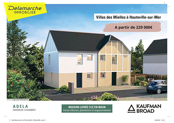 Maison à vendre - Hauteville-sur-Mer - 3 pièces - 2 chambres