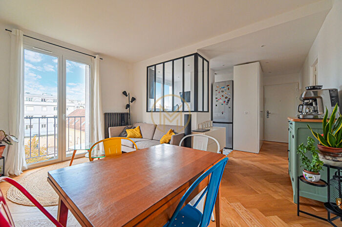 Appartement à vendre - Pantin, Limites - 2 pièces - 1 chambre