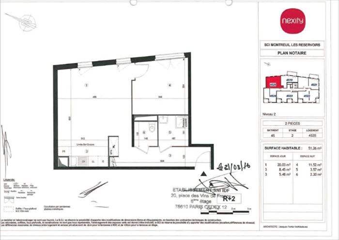 Appartement à louer - Montreuil, Branly, Boissière - 2 pièces - 1 chambre