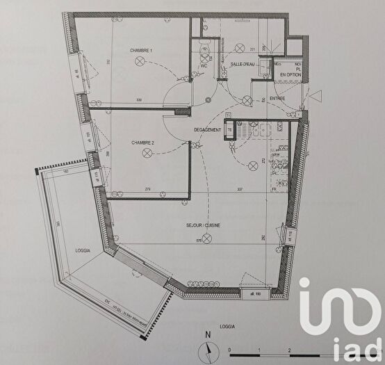 Appartement à vendre - Saint-Herblain, Nord - 3 pièces - 2 chambres