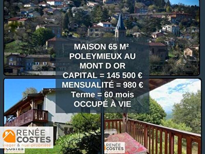 Maison à vendre - Poleymieux-au-Mont-dOr - 3 pièces - 2 chambres