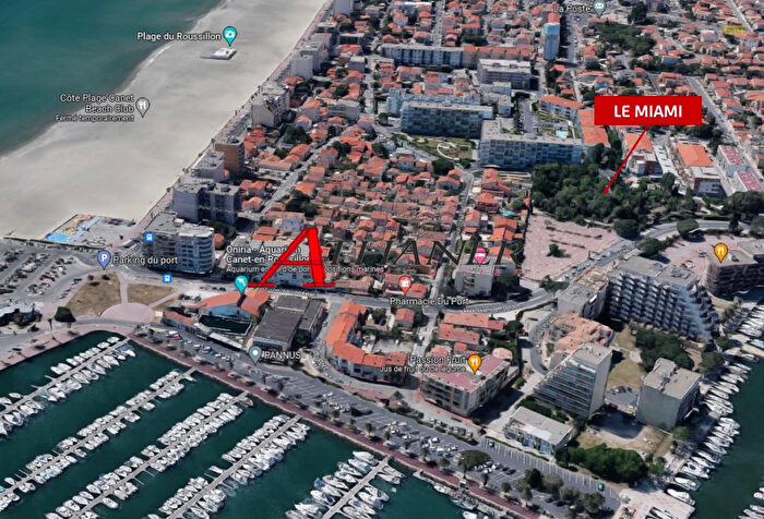 Appartement à vendre - Canet-en-Roussillon, Le Port nautique, Europa - 3 pièces - 2 chambres