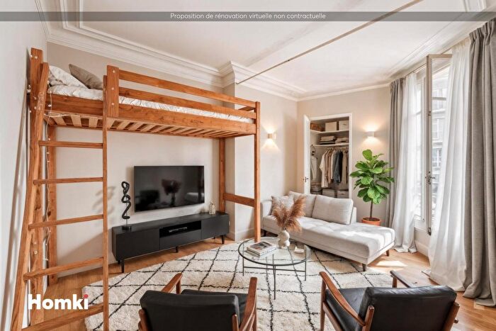 Appartement à vendre - Paris e , La Fourche, Guy Moquet - 1 pièce