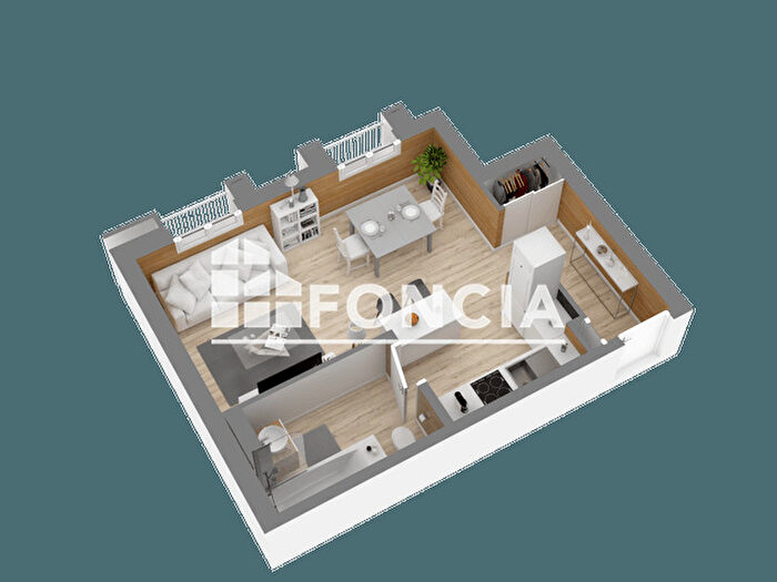 Appartement à vendre - Douvaine - 1 pièce