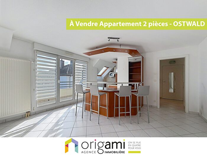 Appartement à vendre - Ostwald - 2 pièces - 1 chambre